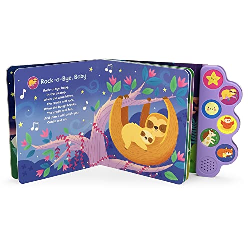 Baby's First Bedtime Songs (Interactive Children's Song Book with 6 Sing-Along Tunes)