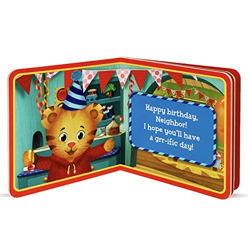 D​aniel Tiger Happy Birthday​: Little Bird Greetings, Greeting Card Board Book with Personalization Flap, Gifts for Birthdays