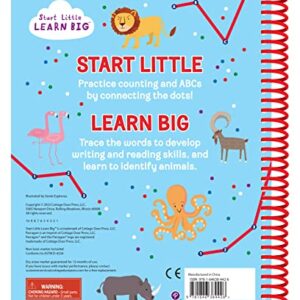 Wipe Clean Dot to Dot Animal Book For Kids 3 - 5 (Start Little Learn Big Series)