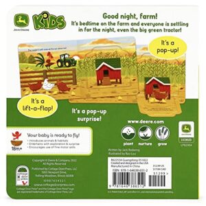 John Deere Kids Good Night Tractor on the Farm: Deluxe Lift-a-Flap & Pop-Up Surprise Board Book, Ages 2-6