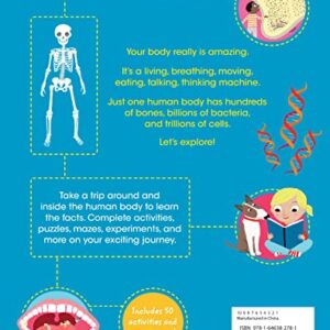 The Human Body: Anatomy Facts and Activity Book for Kids Ages 5-9 with Experiments, Diagrams, Mazes, Coloring, Dot-to-Dots, and More! (Gold Stars Series)