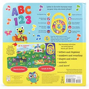 ABC 123 Sing, Read & Play - Children's Deluxe Music Player Toy and Board Book Set, Ages 1-5