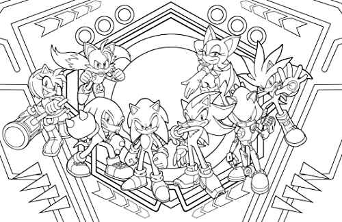 Sonic the Hedgehog: The Official Adult Coloring Book