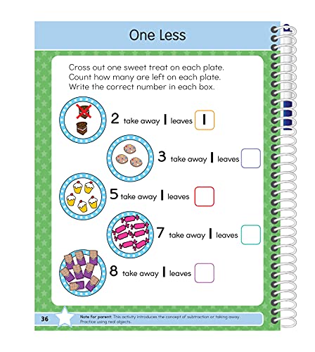 Wipe Clean Kindergarten Workbook for Kids Ages 5-6: All Subjects Including Writing, Math, Sight Words, Phonics, Reading, Addition and Subtraction, and More! Includes Dry Erase Marker