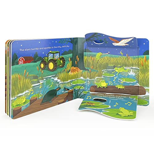 John Deere Kids Good Night Tractor on the Farm: Deluxe Lift-a-Flap & Pop-Up Surprise Board Book, Ages 2-6