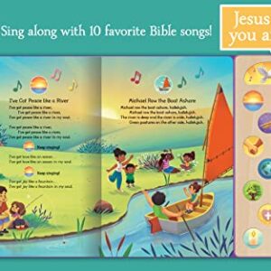 Best Loved Bible Songs - Childrens Board Book with Sing-Along Tunes to Favorite Religious Melodies - Read and Sing with Songs of Praise and Joy (Little Sunbeams: Early Bird Song Books)