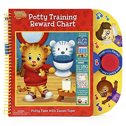 Daniel Tiger Potty Training Reward Chart, Potty Time With Daniel! Workbook Includes Stories, Activities, Stickers, and Sound Button! (Daniel Tiger's Neighborhood)