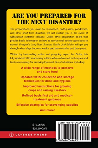 Prepper's Long-Term Survival Guide: 2nd Edition: Food, Shelter, Security, Off-the-Grid Power, and More Lifesaving Strategies for Self-Sufficient Living (Expanded and Revised) (Books for Preppers)