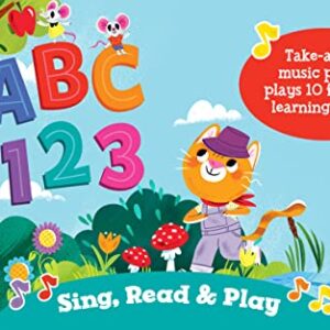 ABC 123 Sing, Read & Play - Children's Deluxe Music Player Toy and Board Book Set, Ages 1-5