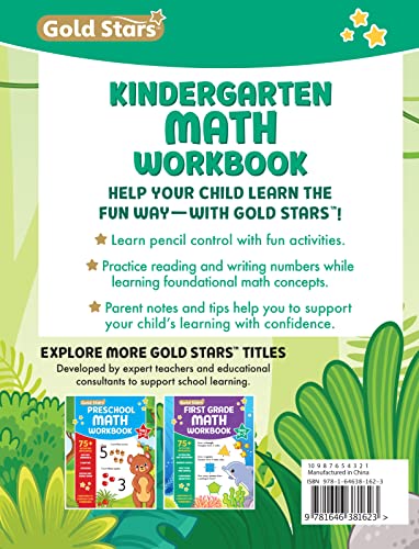 Kindergarten Math Workbook Ages 5 to 6: 75+ Activities Addition & Subtraction, Counting and Writing Numbers 1 to 20, Addition and Subtraction, ... Numbers, Count by 2s & More (Common Core)