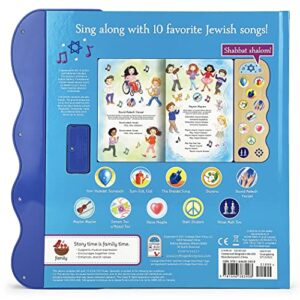 Best-Loved Jewish Songs for Hanukkah, Passover, Shabbat, Rosh Hashanah, Yom Kippur, Sukkot, Purim And More. A Children's Sound Book for Kids