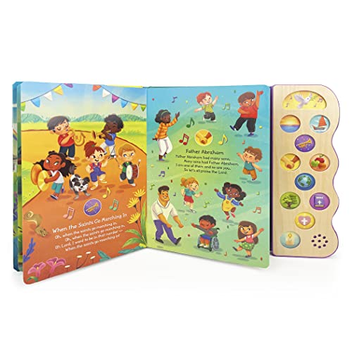 Best Loved Bible Songs - Childrens Board Book with Sing-Along Tunes to Favorite Religious Melodies - Read and Sing with Songs of Praise and Joy (Little Sunbeams: Early Bird Song Books)