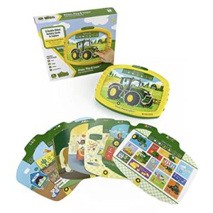 John Deere Kids Early Learning Activity Tablet - Read, Play, Press & Learn Electronic Activity Pad Reader With Removable Cards for Toddlers, ... & Answer Activity Desk (Press, Play & Learn)