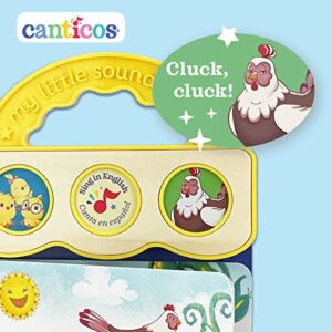 Canticos Little Chickies / Los Pollitos - Bilingual / Bilingüe 3-Button Sound Board Book for Babies and Toddlers (English and Spanish Edition)