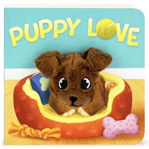 puppy love finger puppet board book for little dog lovers, ages 1-4 (children's interactive finger puppet board book)