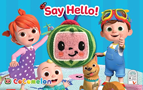 CoComelon Say Hello! Finger Puppet Board Book Ages 0-4