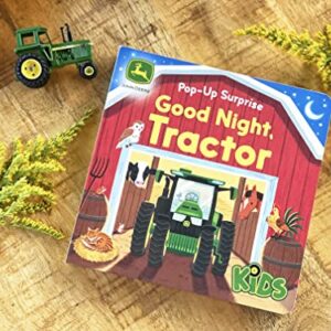 John Deere Kids Good Night Tractor on the Farm: Deluxe Lift-a-Flap & Pop-Up Surprise Board Book, Ages 2-6