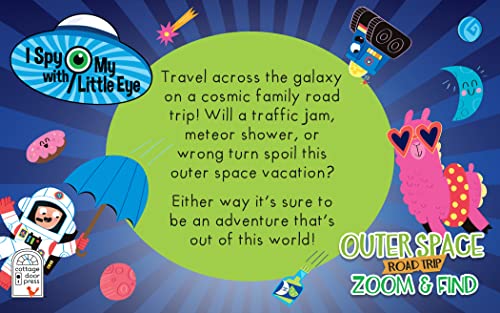 Outer Space Road Trip Zoom & Find - I Spy With My Little Eye Kids Search, Find, and Seek Activity Book, Ages 3-8