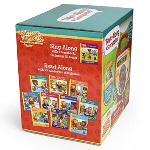 Daniel Tiger's Neighborhood Interactive Electronic Take Along Storyteller with 11 books (Daniel Tiger's Neighborhood Children's Interactive Story and Song Carry Along Player With Books)