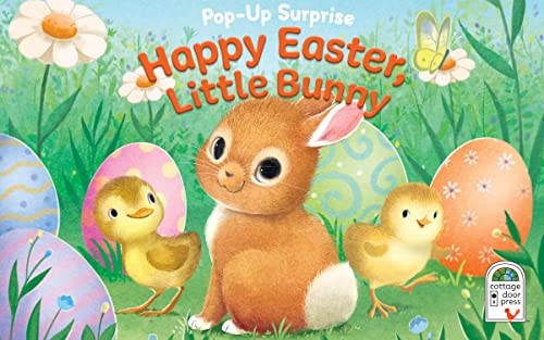 Happy Easter, Little Bunny Lift-a-Flap & Pop-Up Surprise Children's Board Book, Ages 2-6