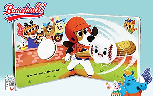 Baseball! Children's Finger Puppet Board Book for Babies and Toddlers