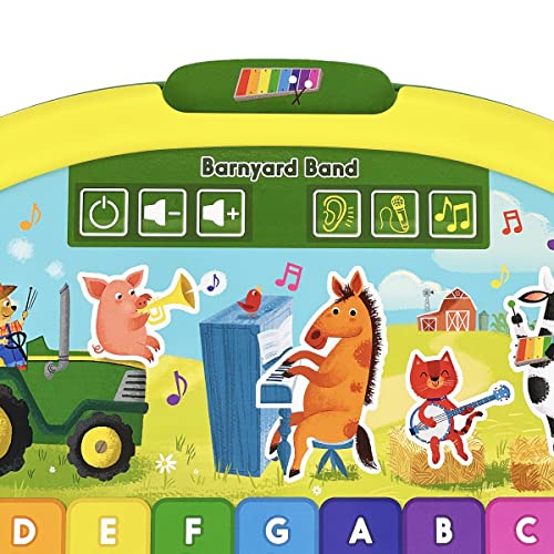 John Deere Kids Early Learning Activity Tablet - Read, Play, Press & Learn Electronic Activity Pad Reader With Removable Cards for Toddlers, ... & Answer Activity Desk (Press, Play & Learn)