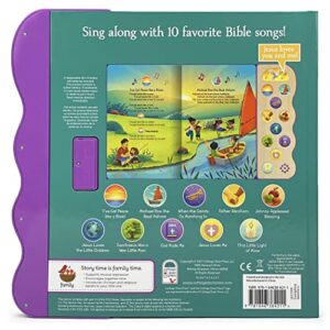 Best Loved Bible Songs - Childrens Board Book with Sing-Along Tunes to Favorite Religious Melodies - Read and Sing with Songs of Praise and Joy (Little Sunbeams: Early Bird Song Books)