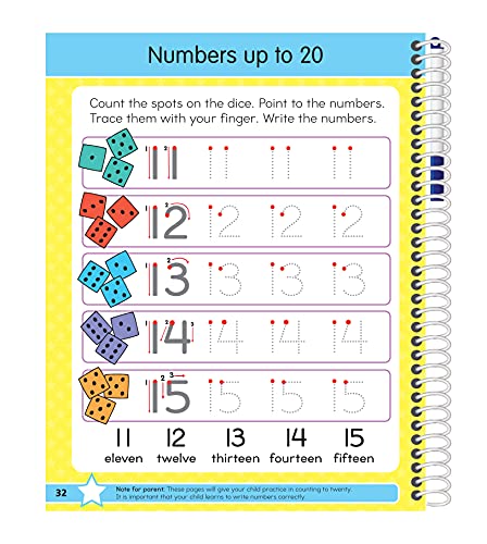 Wipe Clean Kindergarten Workbook for Kids Ages 5-6: All Subjects Including Writing, Math, Sight Words, Phonics, Reading, Addition and Subtraction, and More! Includes Dry Erase Marker