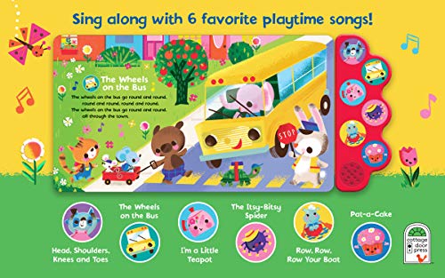 Playtime Songs - Interactive Children's Song Book with 6 Sing-Along Tunes