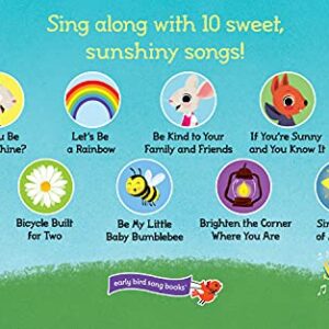 Sing a Song of Sunshine (Interactive Early Bird Children's Song Book with 10 Sing-Along Tunes)