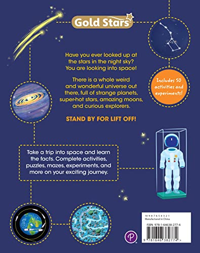 Explore Space, Stars, and Planets: Activity and Fact Book for Kids Ages 5-9: Activities Including Experiments, Diagrams, Mazes, Coloring, Dot-to-Dots, and More (Gold Stars Series)