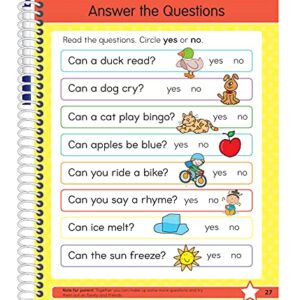 Wipe Clean Preschool Workbook for Kids Ages 3-5: Activities including Early Math, Letter and Number Tracing, First Phonics, Counting, Pen Control and More! Includes Dry Erase Marker