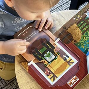 John Deere Kids Good Night Tractor on the Farm: Deluxe Lift-a-Flap & Pop-Up Surprise Board Book, Ages 2-6