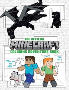 the official minecraft coloring adventures book: create, explore, color!: for young artists and kids 5-10 (gaming)