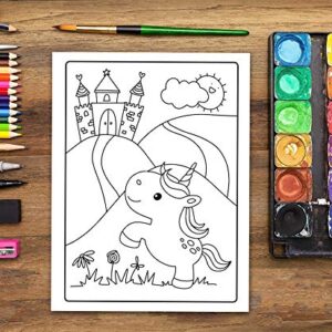 Unicorn Coloring Book: Ages 4-9