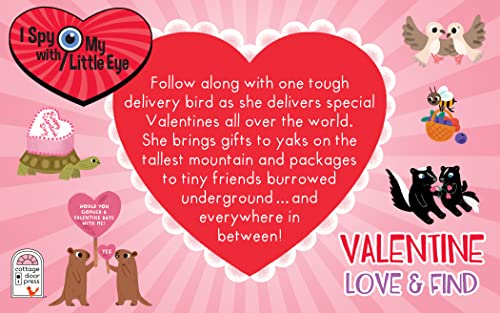 Valentine Love & Find - I Spy With My Little Eye Kids Search, Find, and Seek Activity Book, Ages 3, 4, 5, 6+