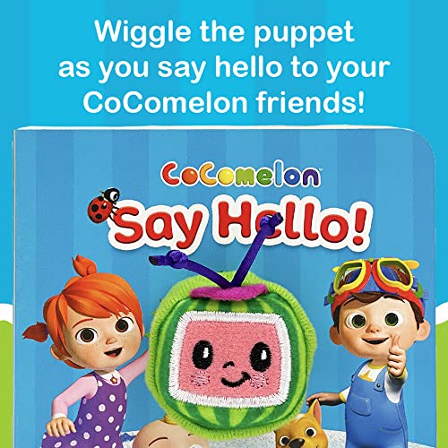 CoComelon Say Hello! Finger Puppet Board Book Ages 0-4