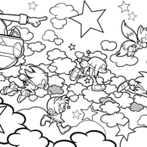 Sonic the Hedgehog: The Official Adult Coloring Book