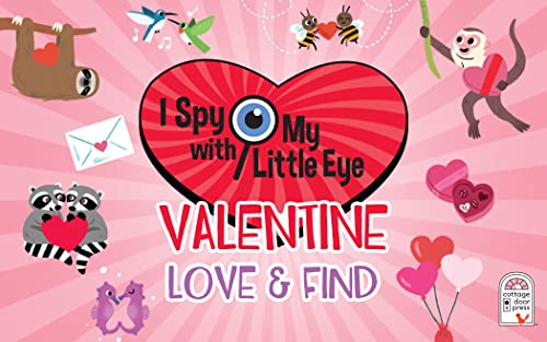 Valentine Love & Find - I Spy With My Little Eye Kids Search, Find, and Seek Activity Book, Ages 3, 4, 5, 6+