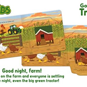 John Deere Kids Good Night Tractor on the Farm: Deluxe Lift-a-Flap & Pop-Up Surprise Board Book, Ages 2-6