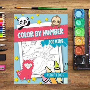 Color by Number for Kids: Activity Book