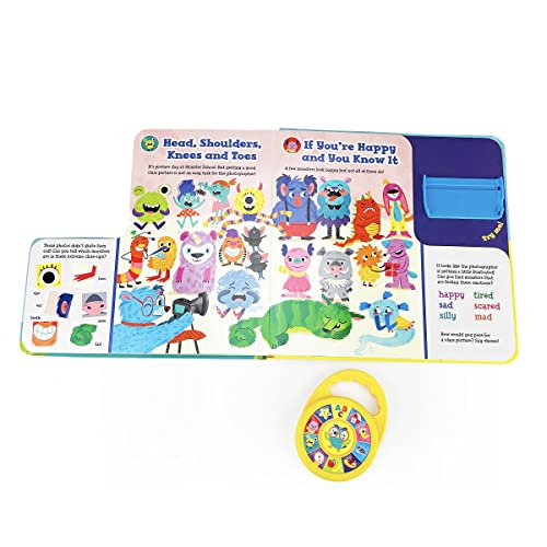 ABC 123 Sing, Read & Play - Children's Deluxe Music Player Toy and Board Book Set, Ages 1-5