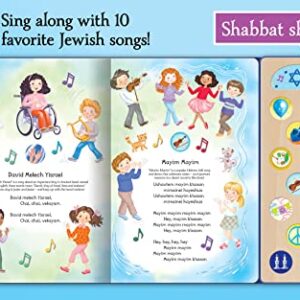 Best-Loved Jewish Songs for Hanukkah, Passover, Shabbat, Rosh Hashanah, Yom Kippur, Sukkot, Purim And More. A Children's Sound Book for Kids