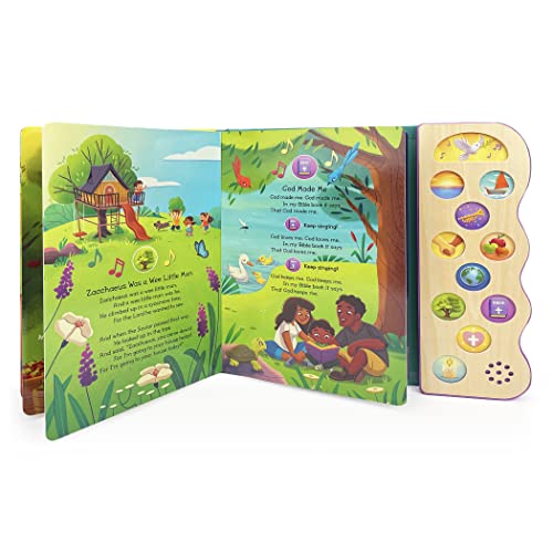 Best Loved Bible Songs - Childrens Board Book with Sing-Along Tunes to Favorite Religious Melodies - Read and Sing with Songs of Praise and Joy (Little Sunbeams: Early Bird Song Books)