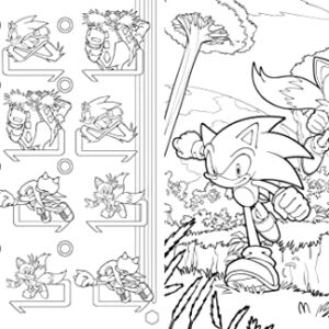 Sonic the Hedgehog: The Official Adult Coloring Book