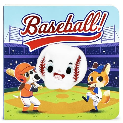 Baseball! Children's Finger Puppet Board Book for Babies and Toddlers