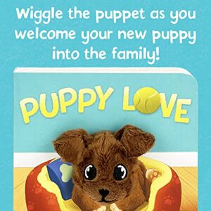 Puppy Love Finger Puppet Board Book for Little Dog Lovers, Ages 1-4 (Children's Interactive Finger Puppet Board Book)