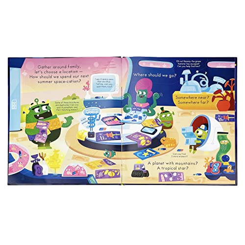 Outer Space Road Trip Zoom & Find - I Spy With My Little Eye Kids Search, Find, and Seek Activity Book, Ages 3-8