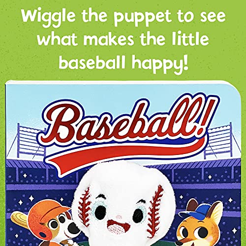 Baseball! Children's Finger Puppet Board Book for Babies and Toddlers