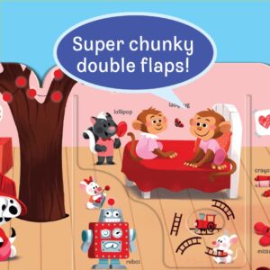 Peek-a-Flap Colors - Lift-a-Flap Board Book for Curious Minds and Little Learners; Toddlers & Kids Early Learning Book Teaching All the Colors of the Rainbow